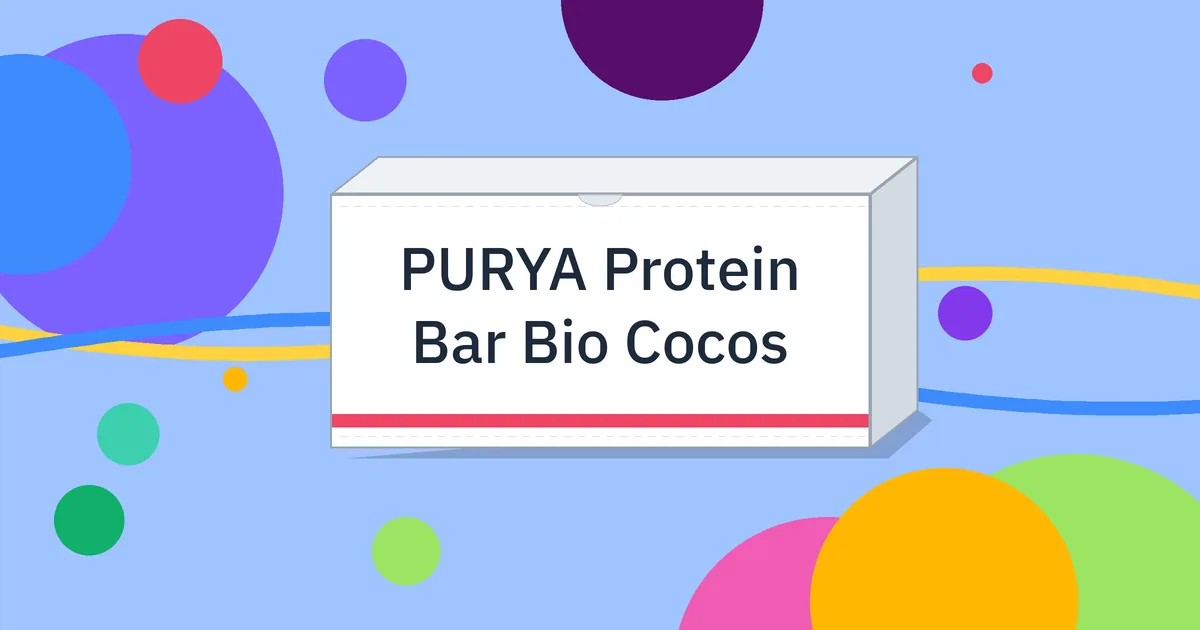 Symbolbild: Packung mit der Aufschrift PURYA Protein Bar Bio Cocos (PZN 14277188) – Verfügbarkeit und Bezug in Apotheken in Frankfurt am Main