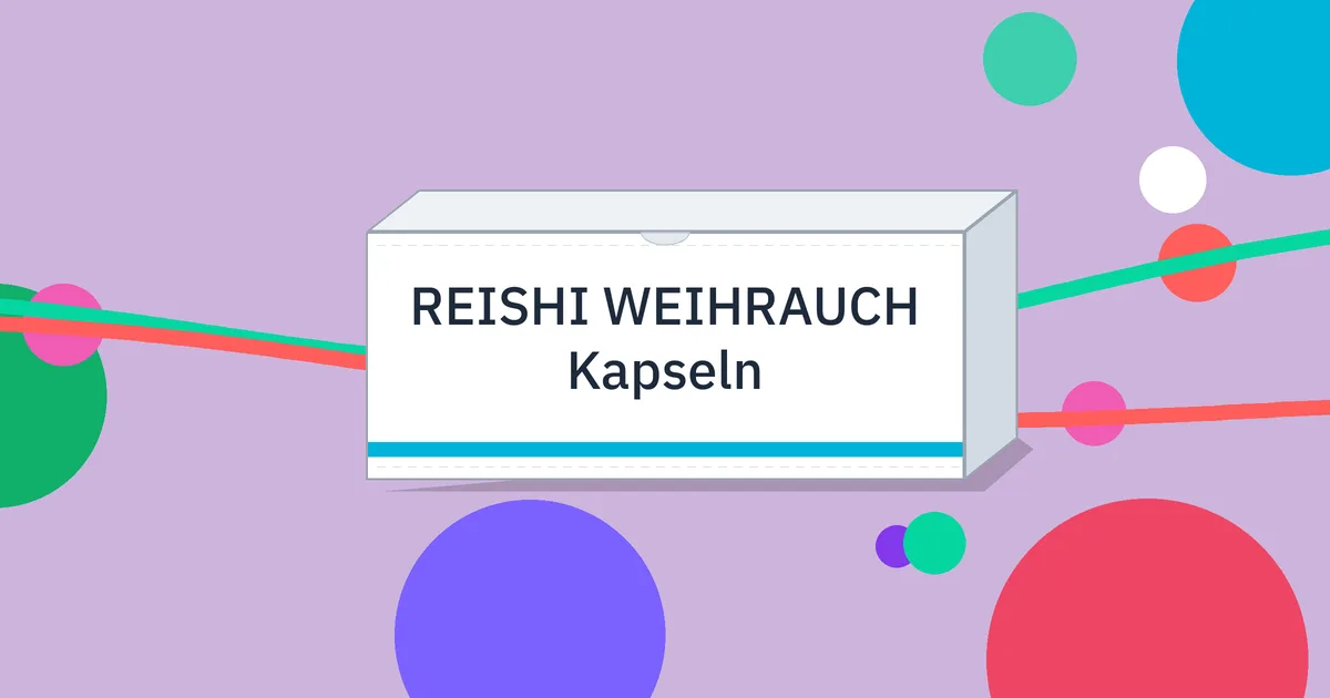 Symbolbild: Packung mit der Aufschrift REISHI WEIHRAUCH Kapseln (PZN 19710589) – Verfügbarkeit und Bezug in Apotheken in Frankfurt am Main