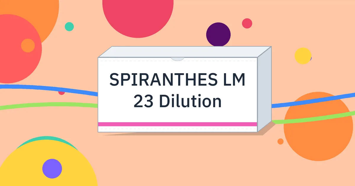 Symbolbild: Packung mit der Aufschrift SPIRANTHES LM 23 Dilution (PZN 13682076) – Verfügbarkeit und Bezug in Apotheken in Frankfurt am Main