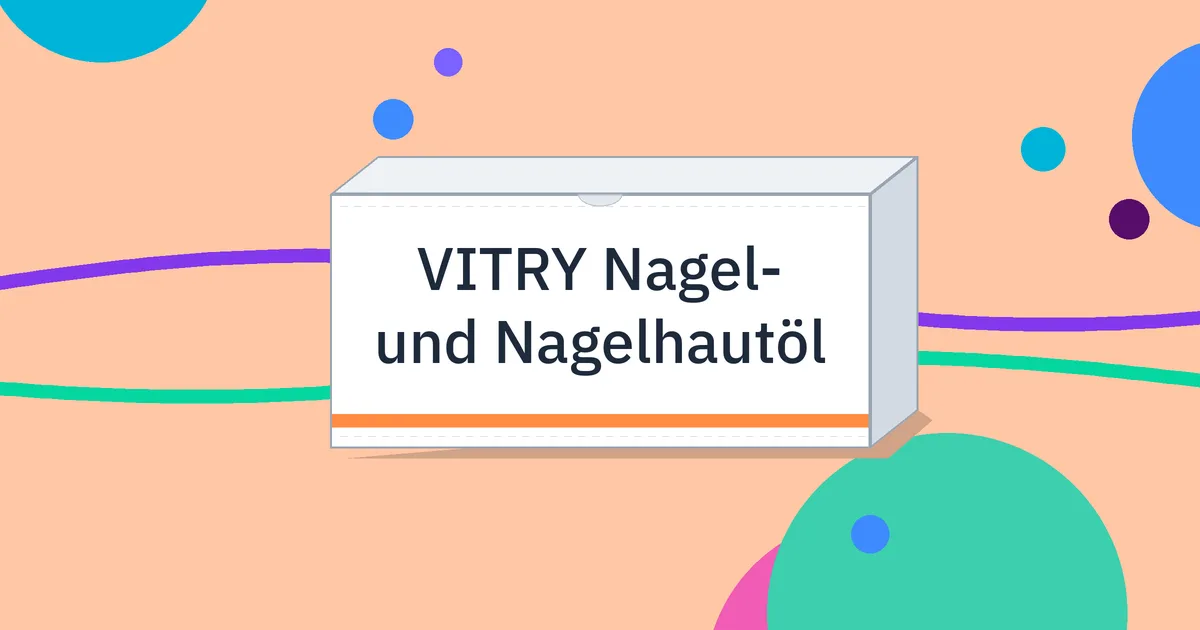 Symbolbild: Packung mit der Aufschrift VITRY Nagel- und Nagelhautöl (PZN 19226416) – Verfügbarkeit und Bezug in Apotheken in Frankfurt am Main