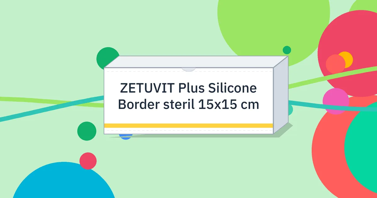 Symbolbild: Packung mit der Aufschrift ZETUVIT Plus Silicone Border steril 15x15 cm (PZN 20120404) – Verfügbarkeit und Bezug in Apotheken in Frankfurt am Main