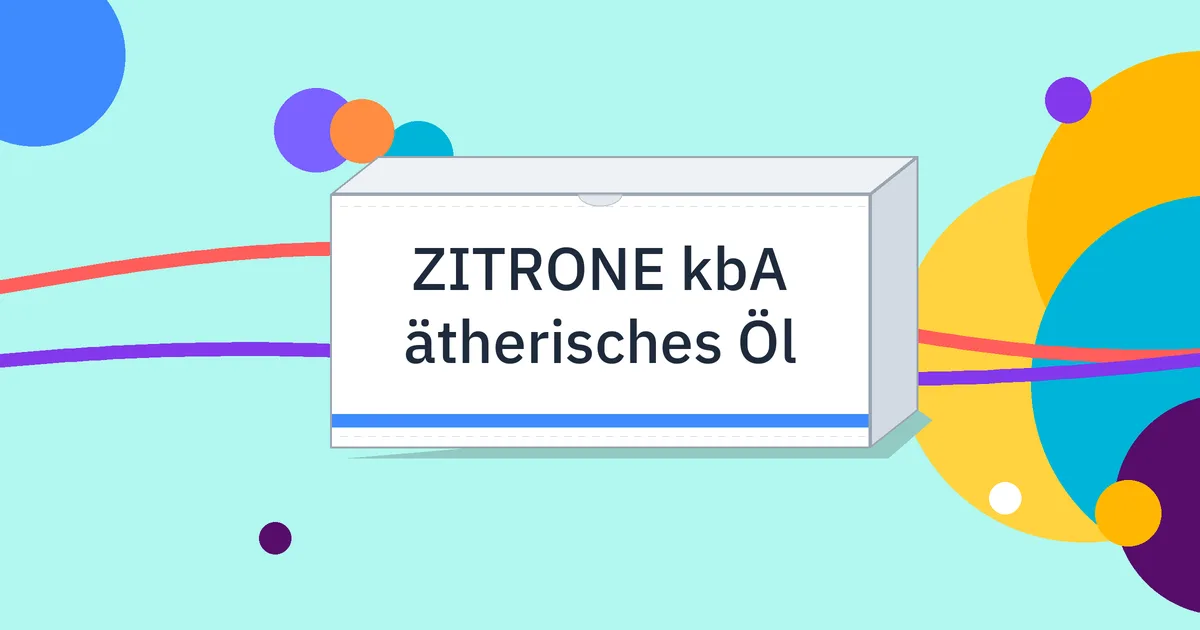 Symbolbild: Packung mit der Aufschrift ZITRONE kbA ätherisches Öl (PZN 00722590) – Verfügbarkeit und Bezug in Apotheken in Frankfurt am Main