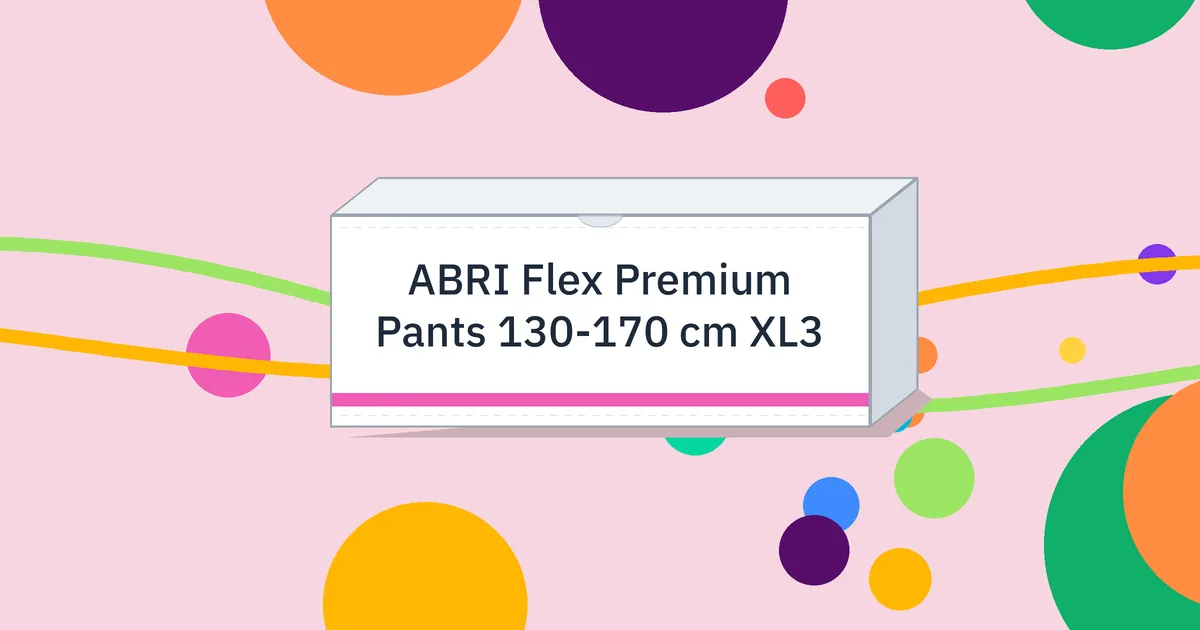 Symbolbild: Packung mit der Aufschrift ABRI Flex Premium Pants 130-170 cm XL3 (PZN 13567228) – Verfügbarkeit und Bezug in Apotheken in Frankfurt am Main