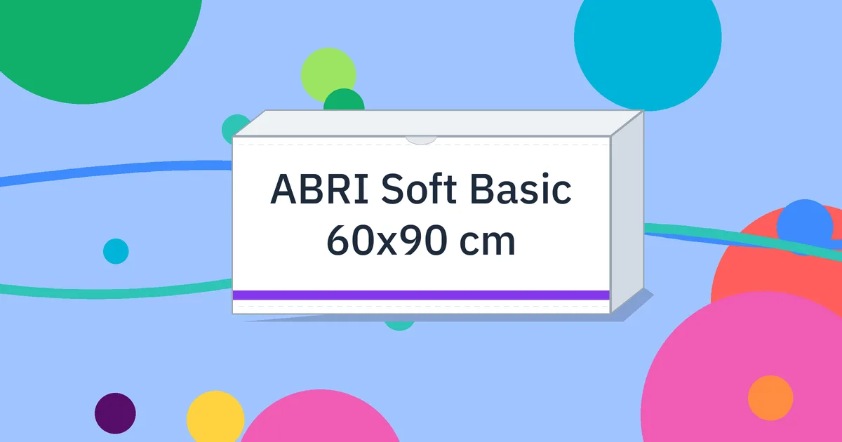 Symbolbild: Packung mit der Aufschrift ABRI Soft Basic 60x90 cm (PZN 01946647) – Verfügbarkeit und Bezug in Apotheken in Frankfurt am Main