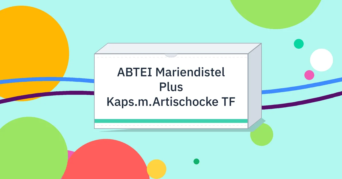 Symbolbild: Packung mit der Aufschrift ABTEI Mariendistel Plus Kaps.m.Artischocke TF (PZN 17944053) – Verfügbarkeit und Bezug in Apotheken in Frankfurt am Main