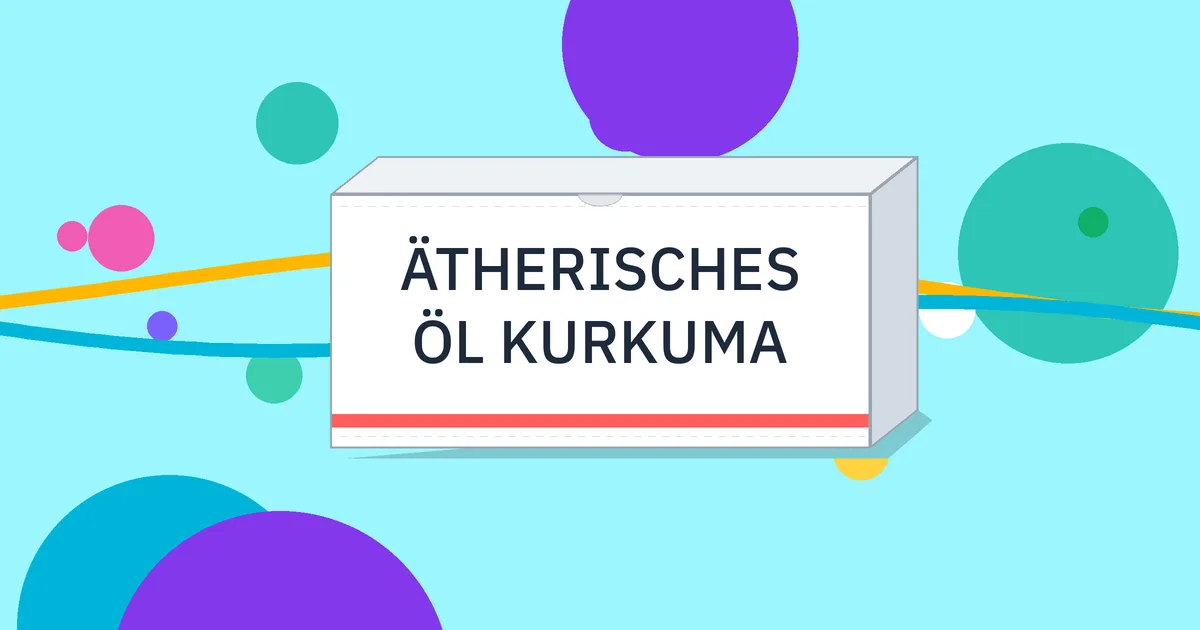 Symbolbild: Packung mit der Aufschrift ÄTHERISCHES ÖL KURKUMA (PZN 20027030) – Verfügbarkeit und Bezug in Apotheken in Frankfurt am Main
