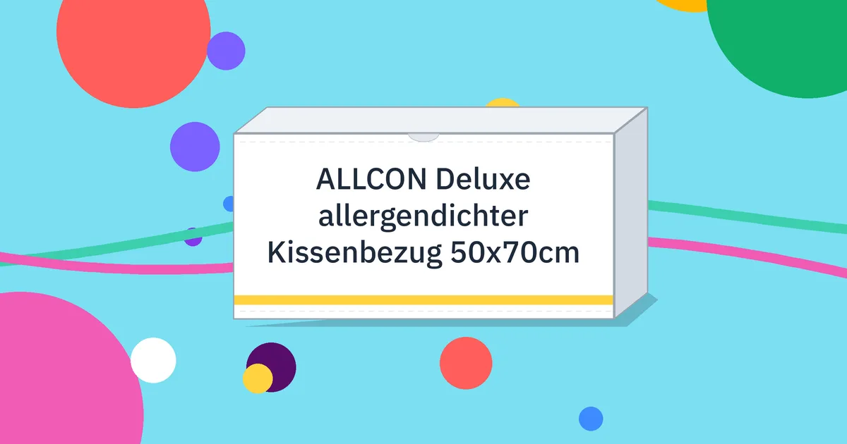 Symbolbild: Packung mit der Aufschrift ALLCON Deluxe allergendichter Kissenbezug 50x70cm (PZN 12446089) – Verfügbarkeit und Bezug in Apotheken in Frankfurt am Main