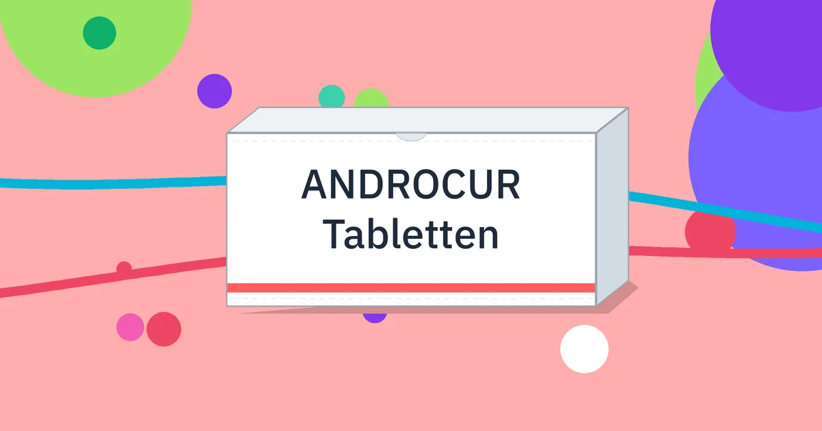 Symbolbild: Packung mit der Aufschrift ANDROCUR Tabletten (PZN 08853245) – Verfügbarkeit und Bezug in Apotheken in Frankfurt am Main