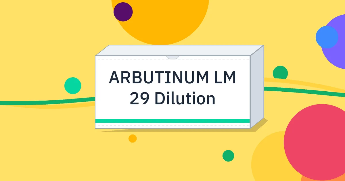 Symbolbild: Packung mit der Aufschrift ARBUTINUM LM 29 Dilution (PZN 13387035) – Verfügbarkeit und Bezug in Apotheken in Frankfurt am Main