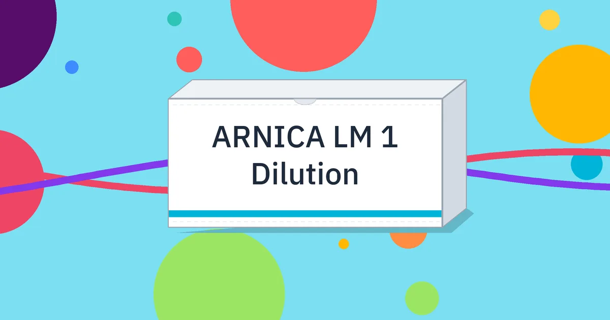 Symbolbild: Packung mit der Aufschrift ARNICA LM 1 Dilution (PZN 12770364) – Verfügbarkeit und Bezug in Apotheken in Frankfurt am Main