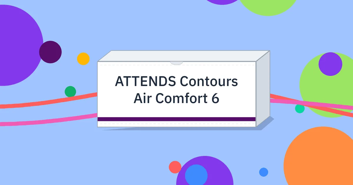 Symbolbild: Packung mit der Aufschrift ATTENDS Contours Air Comfort 6 (PZN 00760478) – Verfügbarkeit und Bezug in Apotheken in Frankfurt am Main