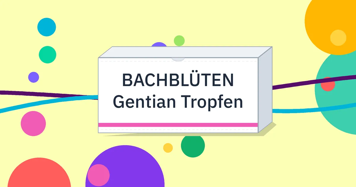 Symbolbild: Packung mit der Aufschrift BACHBLÜTEN Gentian Tropfen (PZN 08733630) – Verfügbarkeit und Bezug in Apotheken in Frankfurt am Main