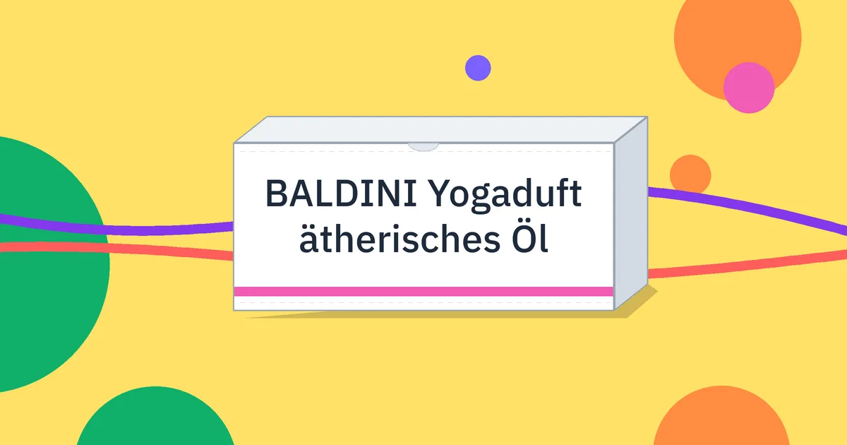 Symbolbild: Packung mit der Aufschrift BALDINI Yogaduft ätherisches Öl (PZN 09538899) – Verfügbarkeit und Bezug in Apotheken in Frankfurt am Main
