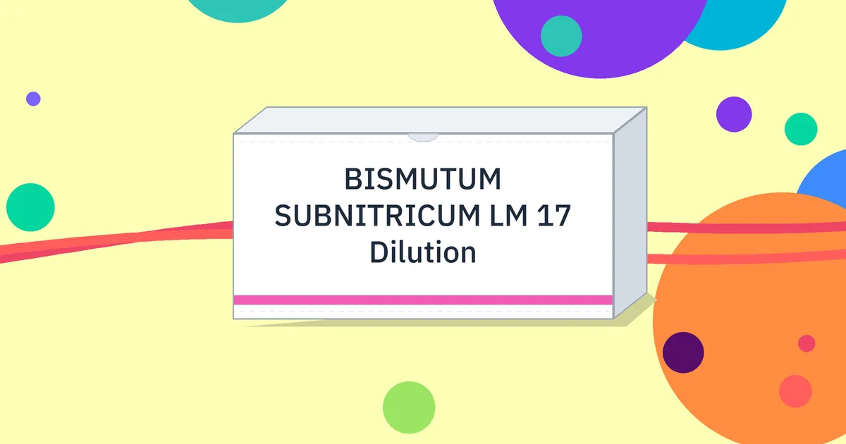 Symbolbild: Packung mit der Aufschrift BISMUTUM SUBNITRICUM LM 17 Dilution (PZN 13388738) – Verfügbarkeit und Bezug in Apotheken in Frankfurt am Main