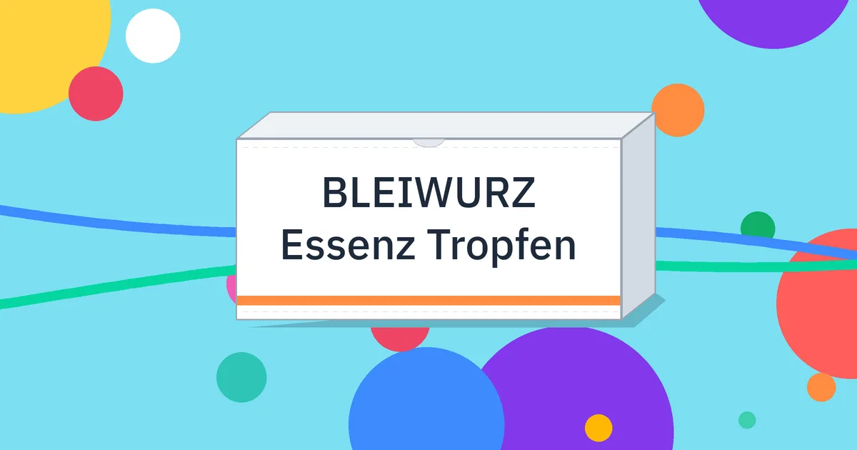 Symbolbild: Packung mit der Aufschrift BLEIWURZ Essenz Tropfen (PZN 19406905) – Verfügbarkeit und Bezug in Apotheken in Frankfurt am Main