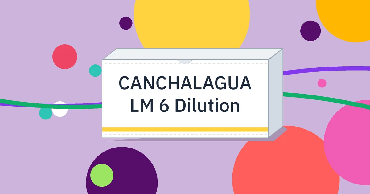 Symbolbild: Packung mit der Aufschrift CANCHALAGUA LM 6 Dilution (PZN 13412448) – Verfügbarkeit und Bezug in Apotheken in Frankfurt am Main