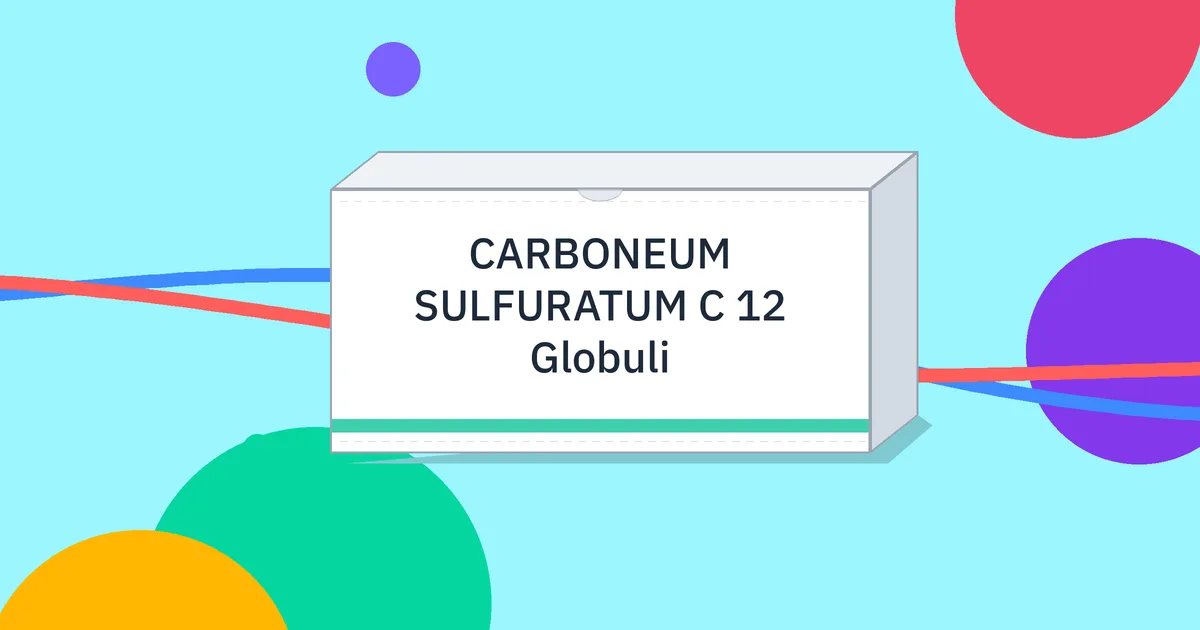 Symbolbild: Packung mit der Aufschrift CARBONEUM SULFURATUM C 12 Globuli (PZN 16689802) – Verfügbarkeit und Bezug in Apotheken in Frankfurt am Main