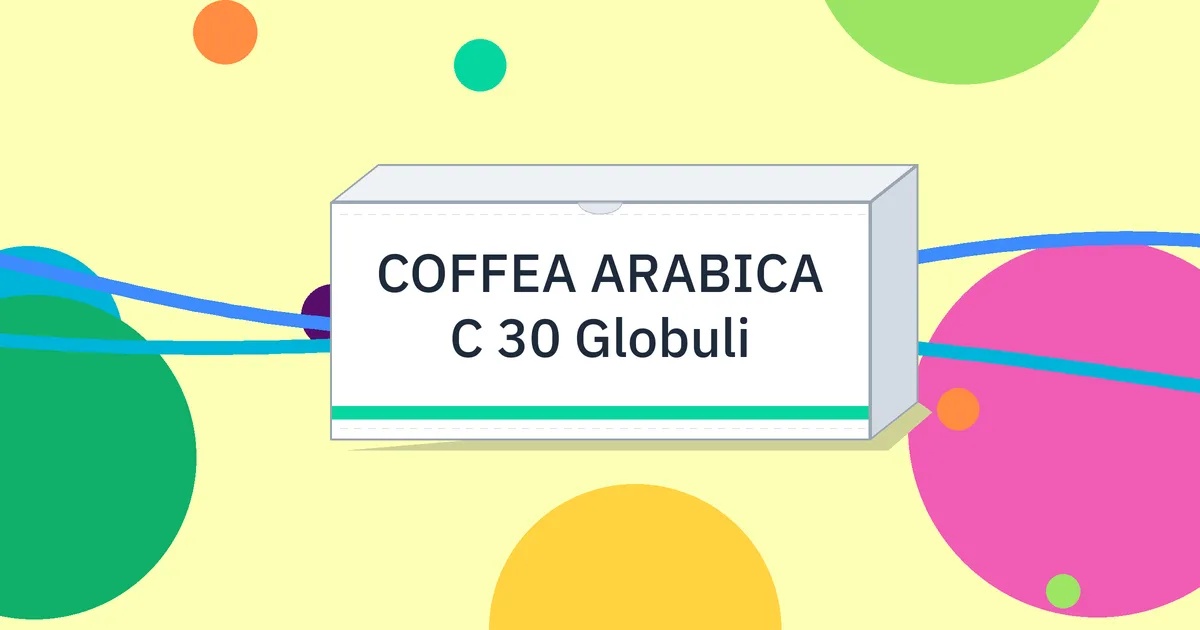 Symbolbild: Packung mit der Aufschrift COFFEA ARABICA C 30 Globuli (PZN 11556120) – Verfügbarkeit und Bezug in Apotheken in Frankfurt am Main