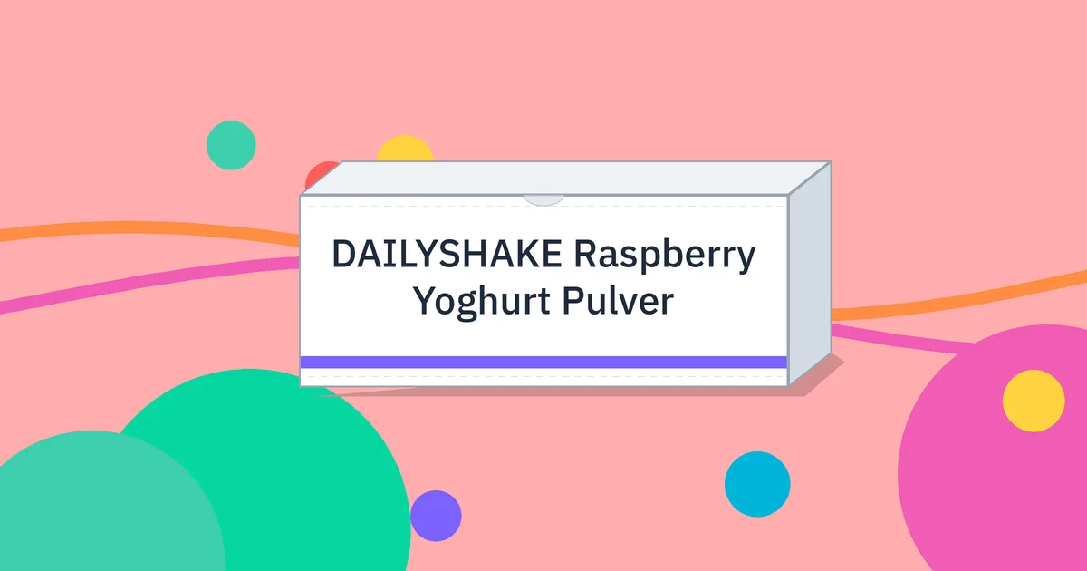 Symbolbild: Packung mit der Aufschrift DAILYSHAKE Raspberry Yoghurt Pulver (PZN 14328974) – Verfügbarkeit und Bezug in Apotheken in Frankfurt am Main