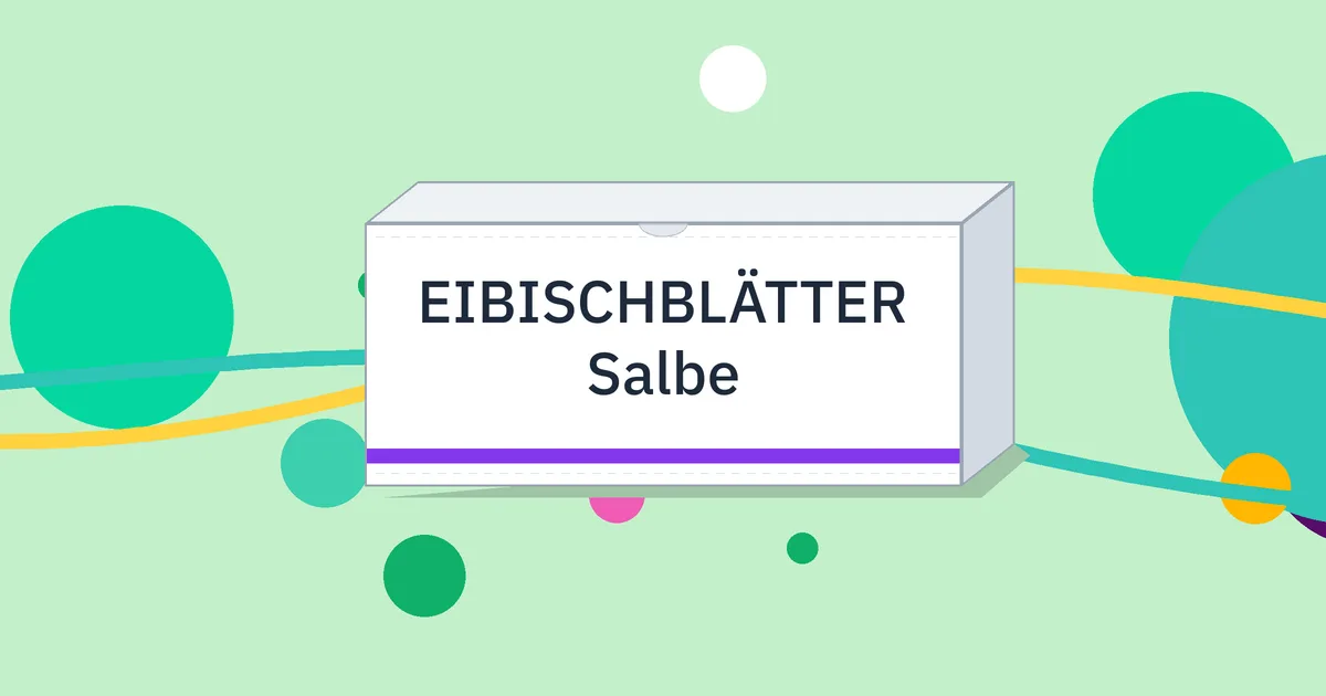 Symbolbild: Packung mit der Aufschrift EIBISCHBLÄTTER Salbe (PZN 18090972) – Verfügbarkeit und Bezug in Apotheken in Frankfurt am Main