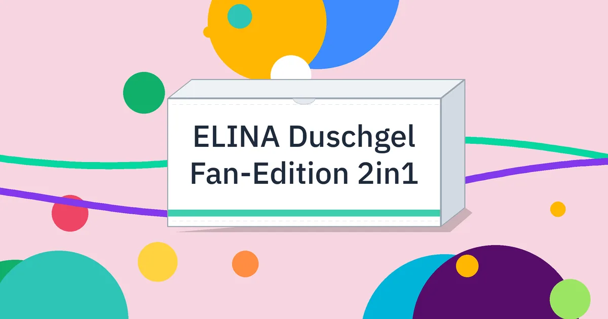 Symbolbild: Packung mit der Aufschrift ELINA Duschgel Fan-Edition 2in1 (PZN 11551080) – Verfügbarkeit und Bezug in Apotheken in Frankfurt am Main