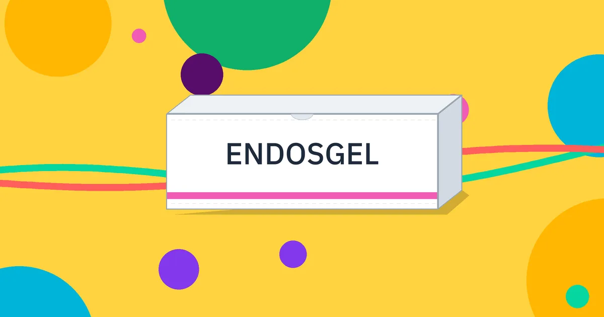 Symbolbild: Packung mit der Aufschrift ENDOSGEL (PZN 07423117) – Verfügbarkeit und Bezug in Apotheken in Frankfurt am Main