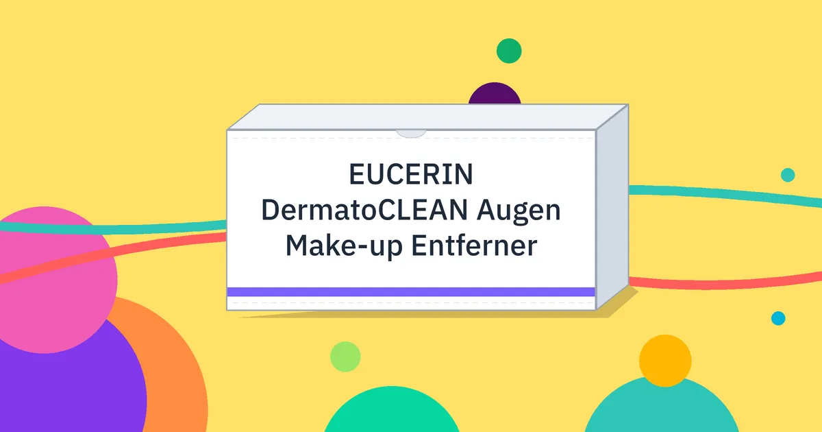 Symbolbild: Packung mit der Aufschrift EUCERIN DermatoCLEAN Augen Make-up Entferner (PZN 16871352) – Verfügbarkeit und Bezug in Apotheken in Frankfurt am Main