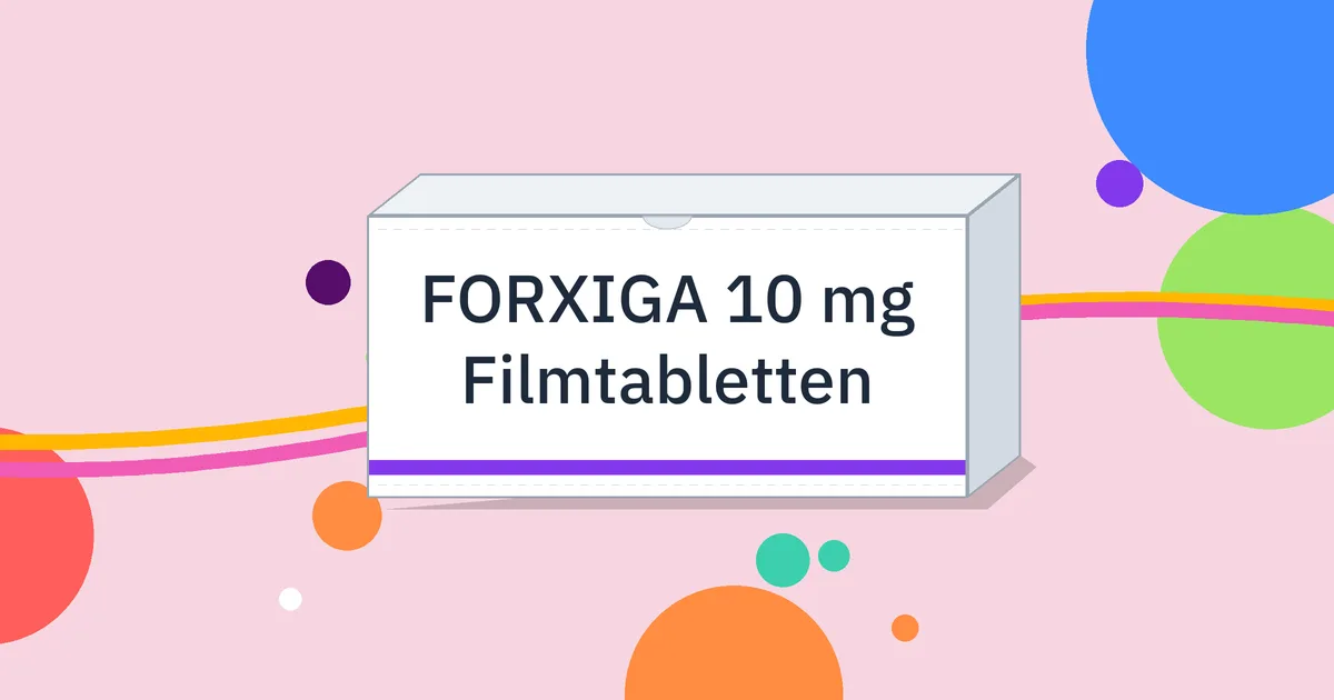 Symbolbild: Packung mit der Aufschrift FORXIGA 10 mg Filmtabletten (PZN 18438487) – Verfügbarkeit und Bezug in Apotheken in Frankfurt am Main