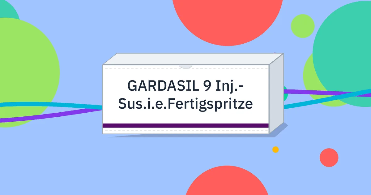 Symbolbild: Packung mit der Aufschrift GARDASIL 9 Inj.-Sus.i.e.Fertigspritze (PZN 16865417) – Verfügbarkeit und Bezug in Apotheken in Frankfurt am Main