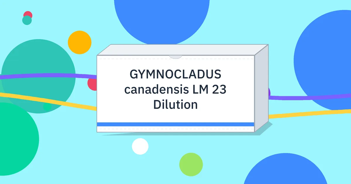 Symbolbild: Packung mit der Aufschrift GYMNOCLADUS canadensis LM 23 Dilution (PZN 13549006) – Verfügbarkeit und Bezug in Apotheken in Frankfurt am Main