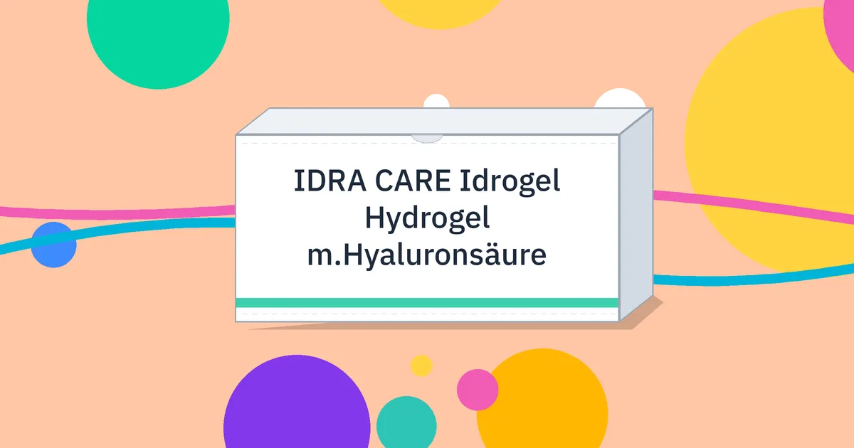 Symbolbild: Packung mit der Aufschrift IDRA CARE Idrogel Hydrogel m.Hyaluronsäure (PZN 20128475) – Verfügbarkeit und Bezug in Apotheken in Frankfurt am Main