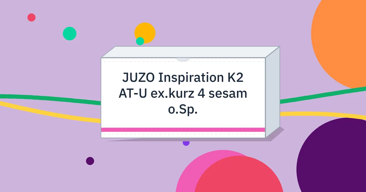 Symbolbild: Packung mit der Aufschrift JUZO Inspiration K2 AT-U ex.kurz 4 sesam o.Sp. (PZN 14930197) – Verfügbarkeit und Bezug in Apotheken in Frankfurt am Main
