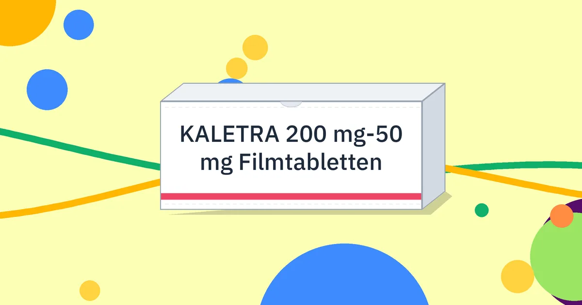 Symbolbild: Packung mit der Aufschrift KALETRA 200 mg-50 mg Filmtabletten (PZN 10532985) – Verfügbarkeit und Bezug in Apotheken in Frankfurt am Main