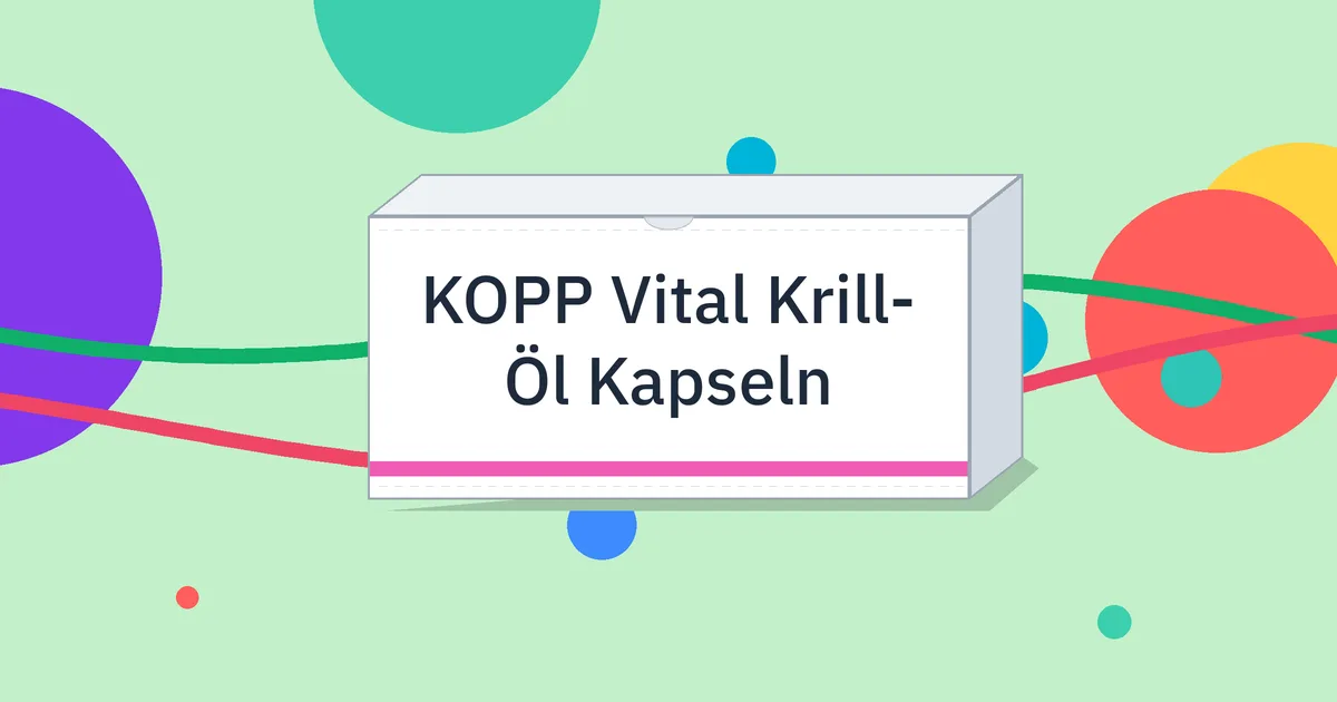 Symbolbild: Packung mit der Aufschrift KOPP Vital Krill-Öl Kapseln (PZN 18811029) – Verfügbarkeit und Bezug in Apotheken in Frankfurt am Main
