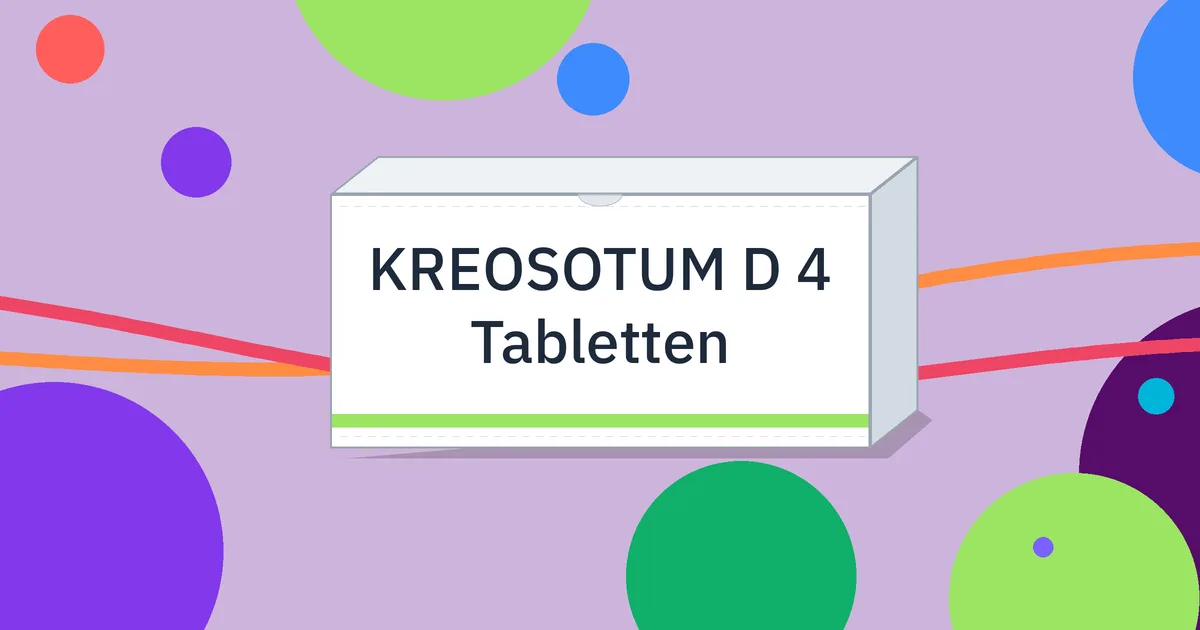 Symbolbild: Packung mit der Aufschrift KREOSOTUM D 4 Tabletten (PZN 01775996) – Verfügbarkeit und Bezug in Apotheken in Frankfurt am Main