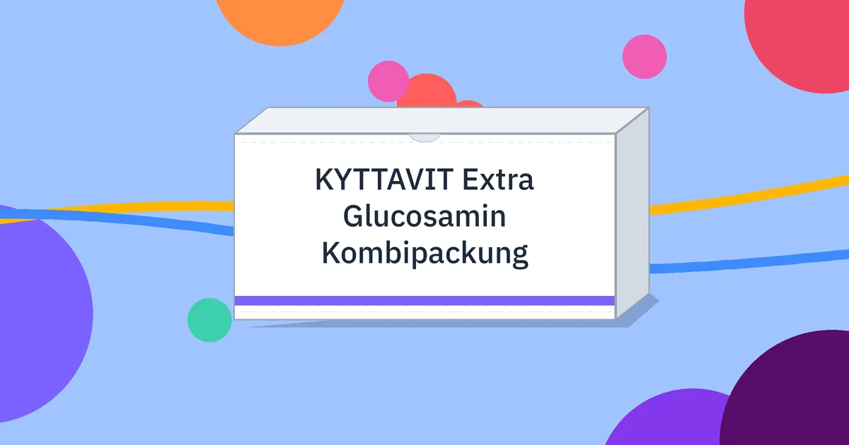 Symbolbild: Packung mit der Aufschrift KYTTAVIT Extra Glucosamin Kombipackung (PZN 20305641) – Verfügbarkeit und Bezug in Apotheken in Frankfurt am Main