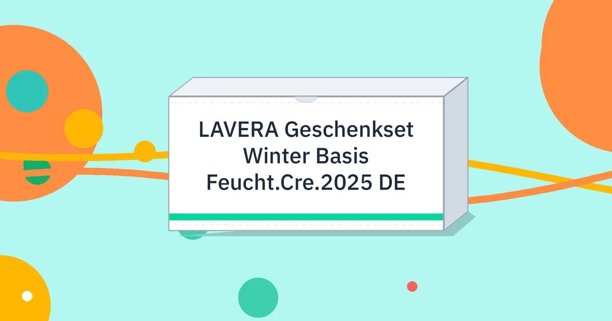 Symbolbild: Packung mit der Aufschrift LAVERA Geschenkset Winter Basis Feucht.Cre.2025 DE (PZN 19910940) – Verfügbarkeit und Bezug in Apotheken in Frankfurt am Main