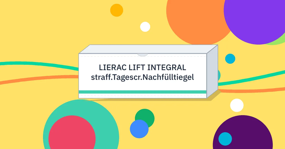 Symbolbild: Packung mit der Aufschrift LIERAC LIFT INTEGRAL straff.Tagescr.Nachfülltiegel (PZN 18240816) – Verfügbarkeit und Bezug in Apotheken in Frankfurt am Main