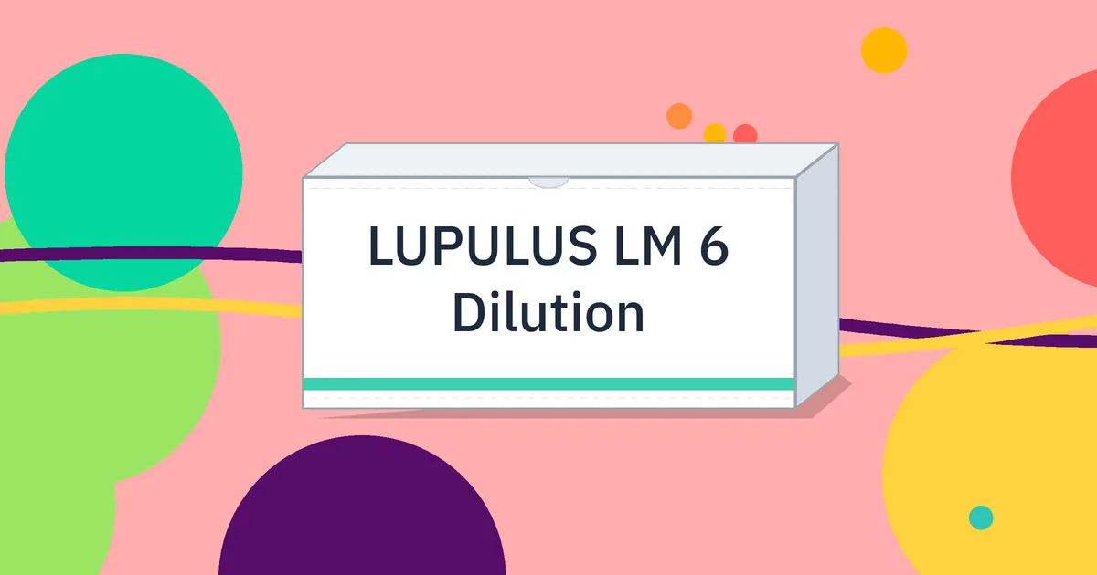 Symbolbild: Packung mit der Aufschrift LUPULUS LM 6 Dilution (PZN 12934280) – Verfügbarkeit und Bezug in Apotheken in Frankfurt am Main