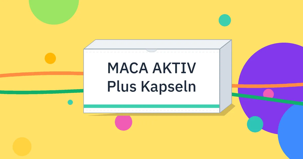 Symbolbild: Packung mit der Aufschrift MACA AKTIV Plus Kapseln (PZN 01921989) – Verfügbarkeit und Bezug in Apotheken in Frankfurt am Main