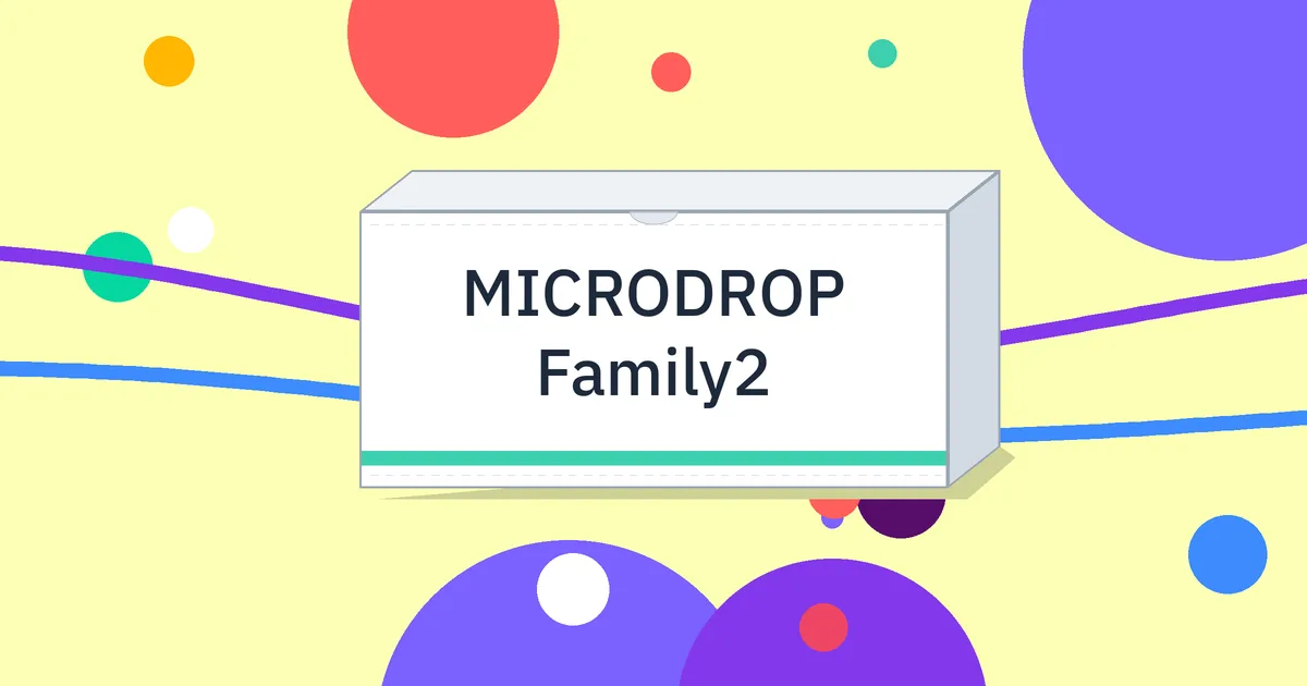 Symbolbild: Packung mit der Aufschrift MICRODROP Family2 (PZN 09900490) – Verfügbarkeit und Bezug in Apotheken in Frankfurt am Main