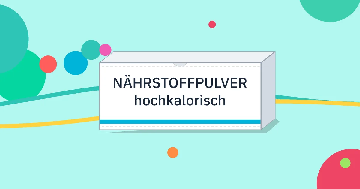 Symbolbild: Packung mit der Aufschrift NÄHRSTOFFPULVER hochkalorisch (PZN 15254031) – Verfügbarkeit und Bezug in Apotheken in Frankfurt am Main