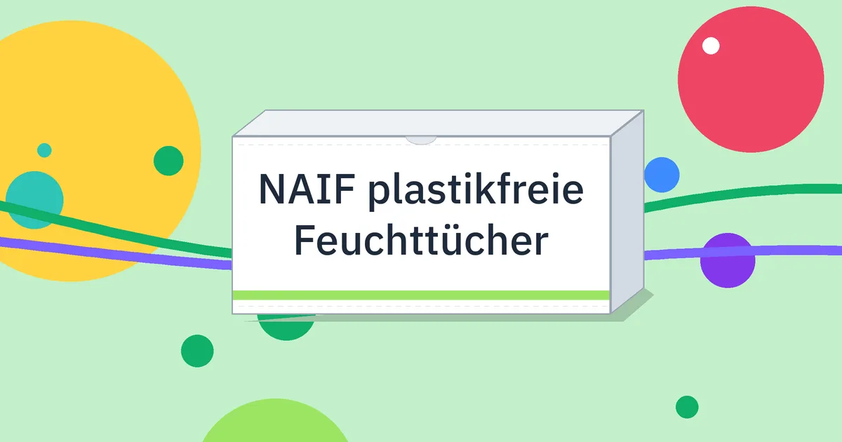 Symbolbild: Packung mit der Aufschrift NAIF plastikfreie Feuchttücher (PZN 17377045) – Verfügbarkeit und Bezug in Apotheken in Frankfurt am Main