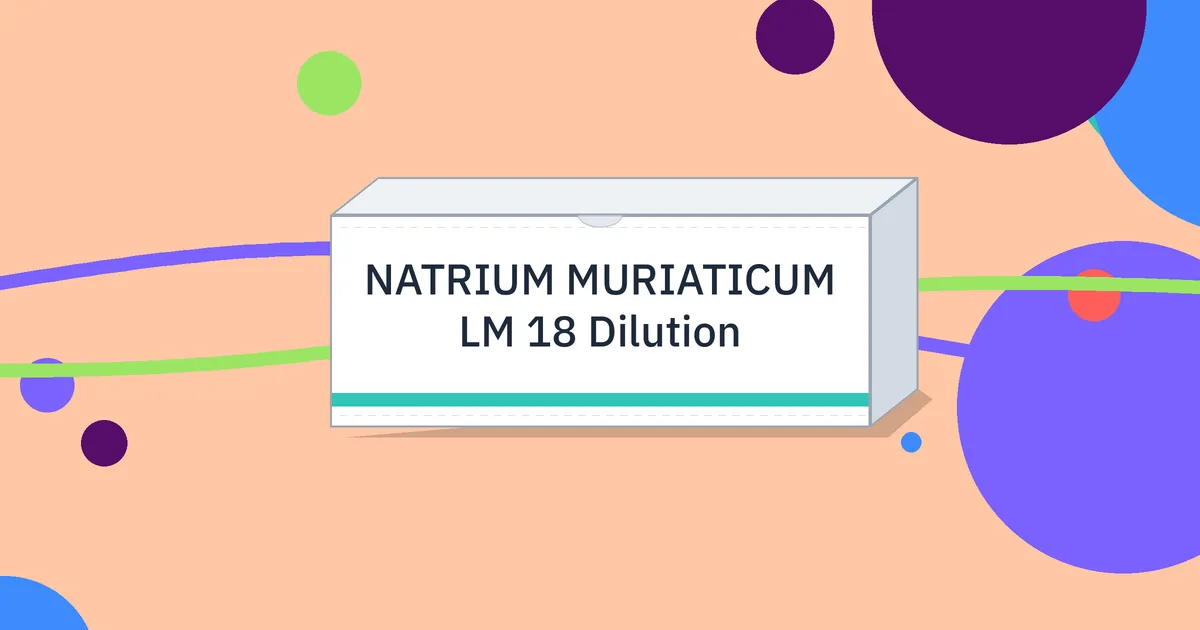 Symbolbild: Packung mit der Aufschrift NATRIUM MURIATICUM LM 18 Dilution (PZN 07541242) – Verfügbarkeit und Bezug in Apotheken in Frankfurt am Main