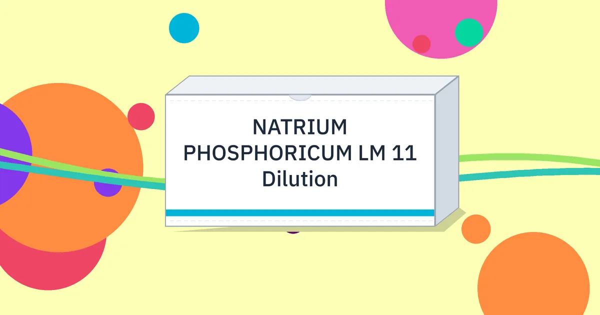 Symbolbild: Packung mit der Aufschrift NATRIUM PHOSPHORICUM LM 11 Dilution (PZN 12966067) – Verfügbarkeit und Bezug in Apotheken in Frankfurt am Main