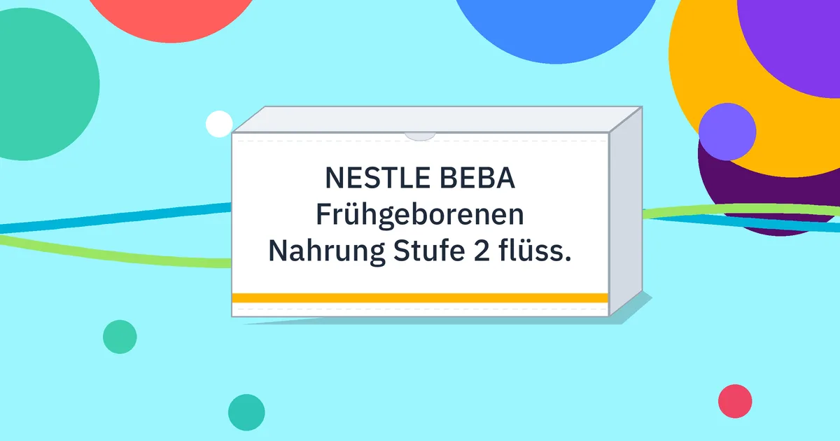 Symbolbild: Packung mit der Aufschrift NESTLE BEBA Frühgeborenen Nahrung Stufe 2 flüss. (PZN 19743583) – Verfügbarkeit und Bezug in Apotheken in Frankfurt am Main