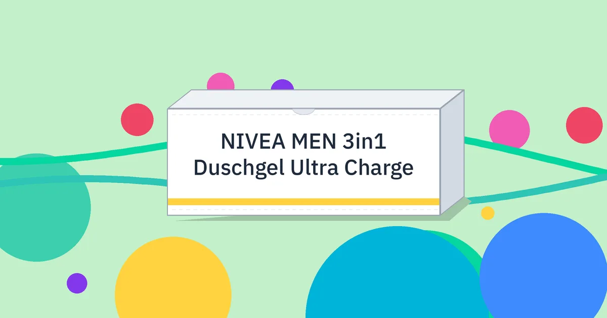 Symbolbild: Packung mit der Aufschrift NIVEA MEN 3in1 Duschgel Ultra Charge (PZN 19551866) – Verfügbarkeit und Bezug in Apotheken in Frankfurt am Main