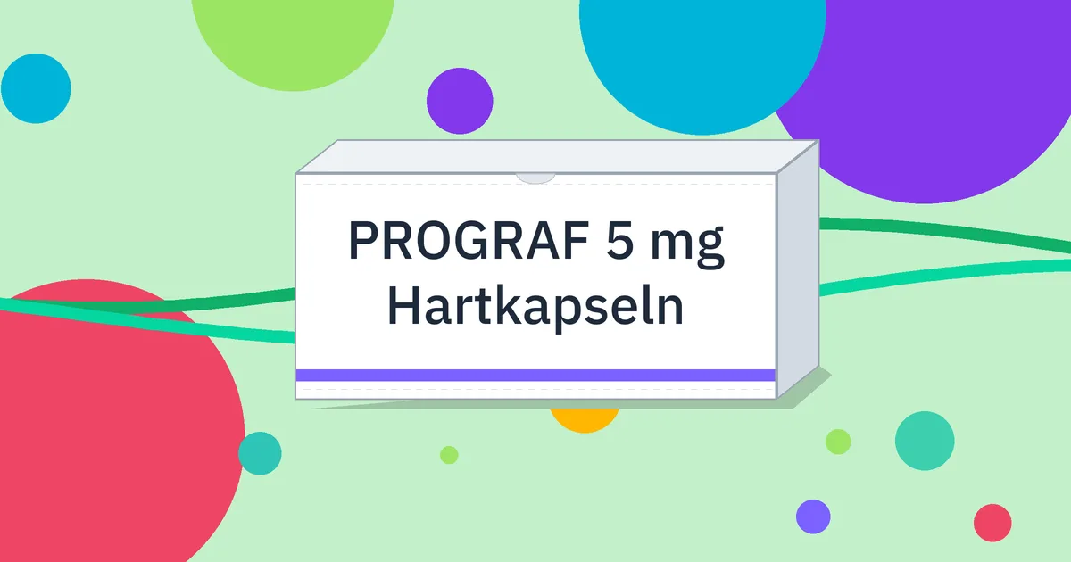 Symbolbild: Packung mit der Aufschrift PROGRAF 5 mg Hartkapseln (PZN 12575929) – Verfügbarkeit und Bezug in Apotheken in Frankfurt am Main