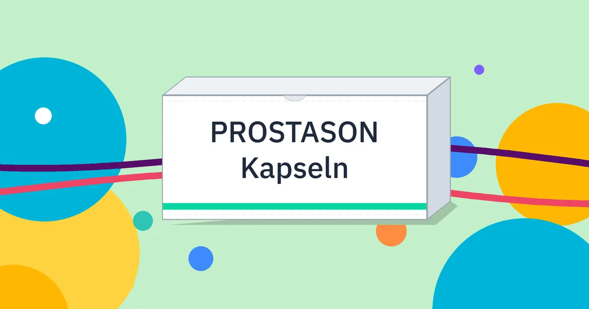 Symbolbild: Packung mit der Aufschrift PROSTASON Kapseln (PZN 19233095) – Verfügbarkeit und Bezug in Apotheken in Frankfurt am Main