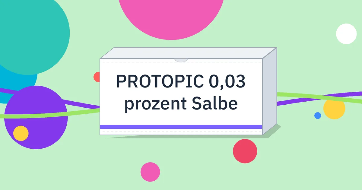 Symbolbild: Packung mit der Aufschrift PROTOPIC 0,03 prozent Salbe (PZN 19875959) – Verfügbarkeit und Bezug in Apotheken in Frankfurt am Main